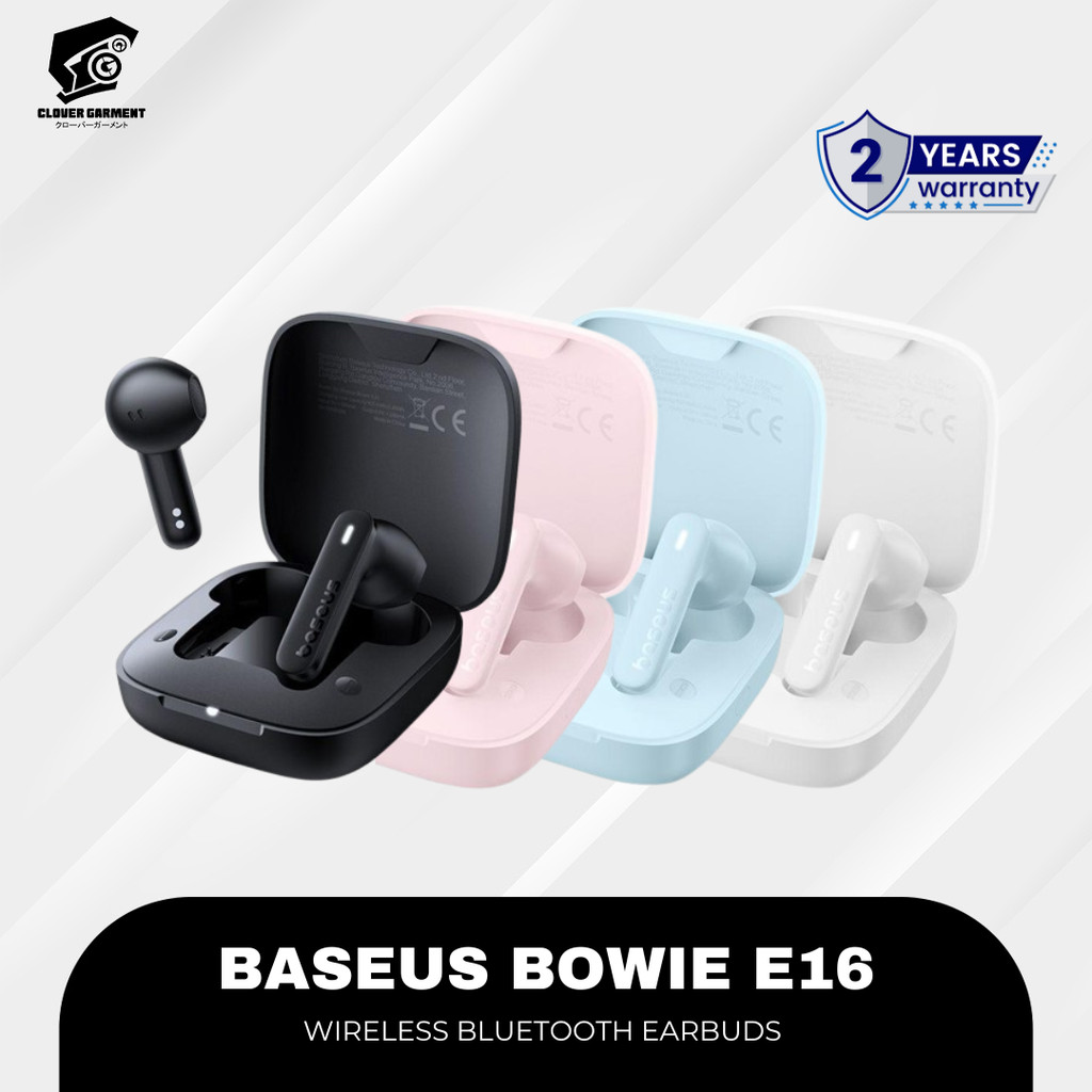 Jual Baseus Bowie E16 E-16 Wireless in Ear Earbuds Bluetooth TWS ...