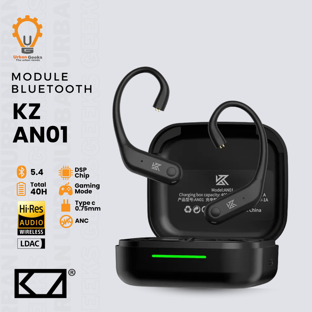 Jual KnowledgeZenith KZ AN01 Earhook Bluetooth Module 5.4 Adapter TWS ...