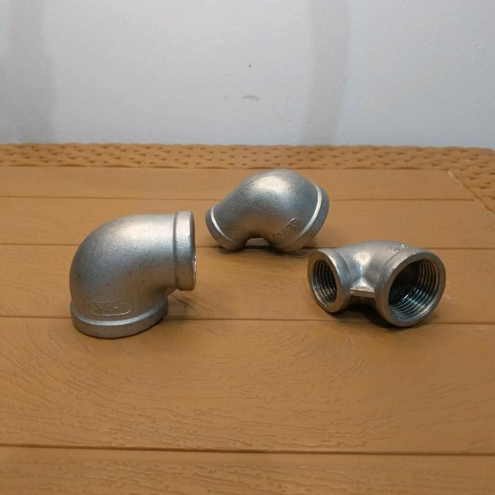 Jual Reducer Elbow Stainless SS304 Drat 1/2 x 3/8" inch / Vlok Sock ...