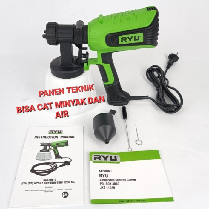Jual Ryu RSE 800-2 Spray Gun Electric 1200 ML / Semprotan Elektrik ...