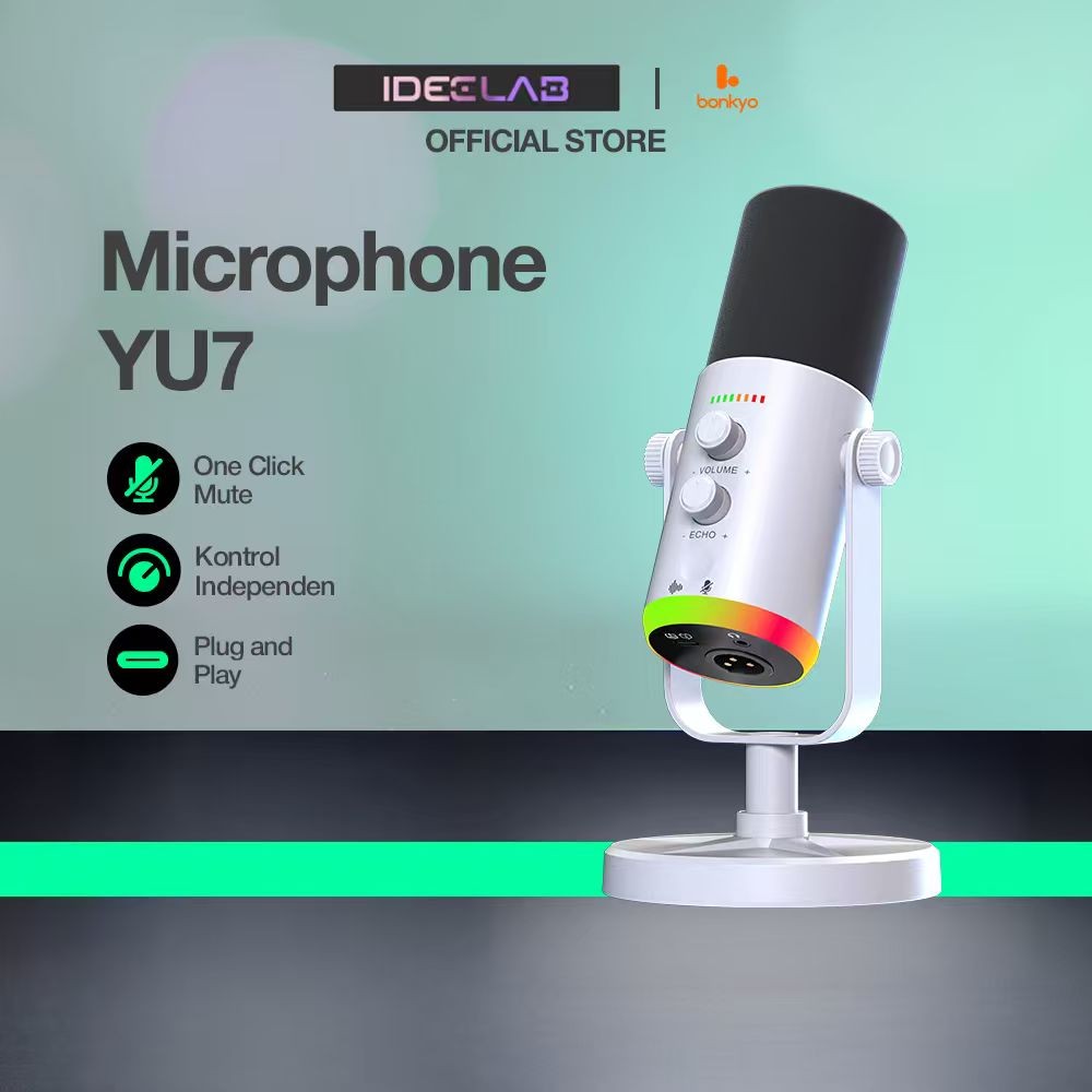 Jual IDEELAB&Bonkyo YU7 USB+XLR cable 2 in 1 noise reduction dynamic ...