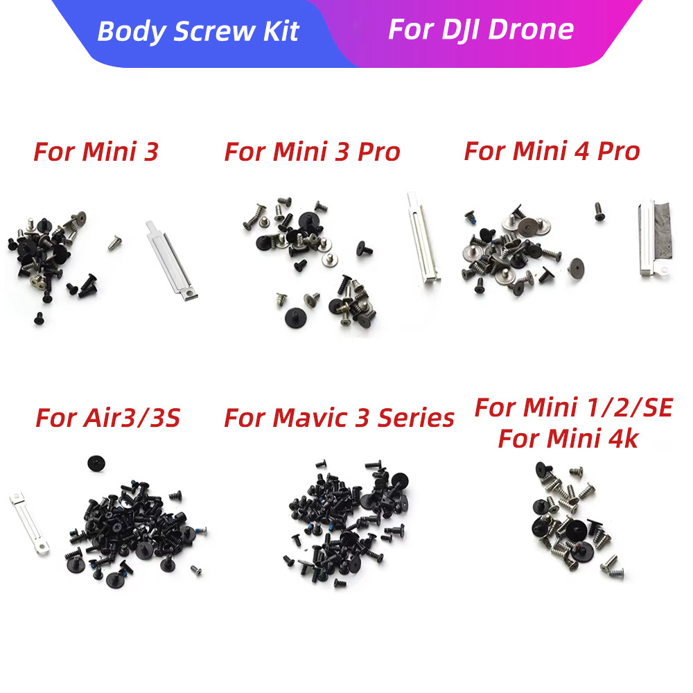 Jual Body Screw Kit For DJI Mini2 / 2SE /4K / Mini 3 Pro / Mini 4 Pro ...