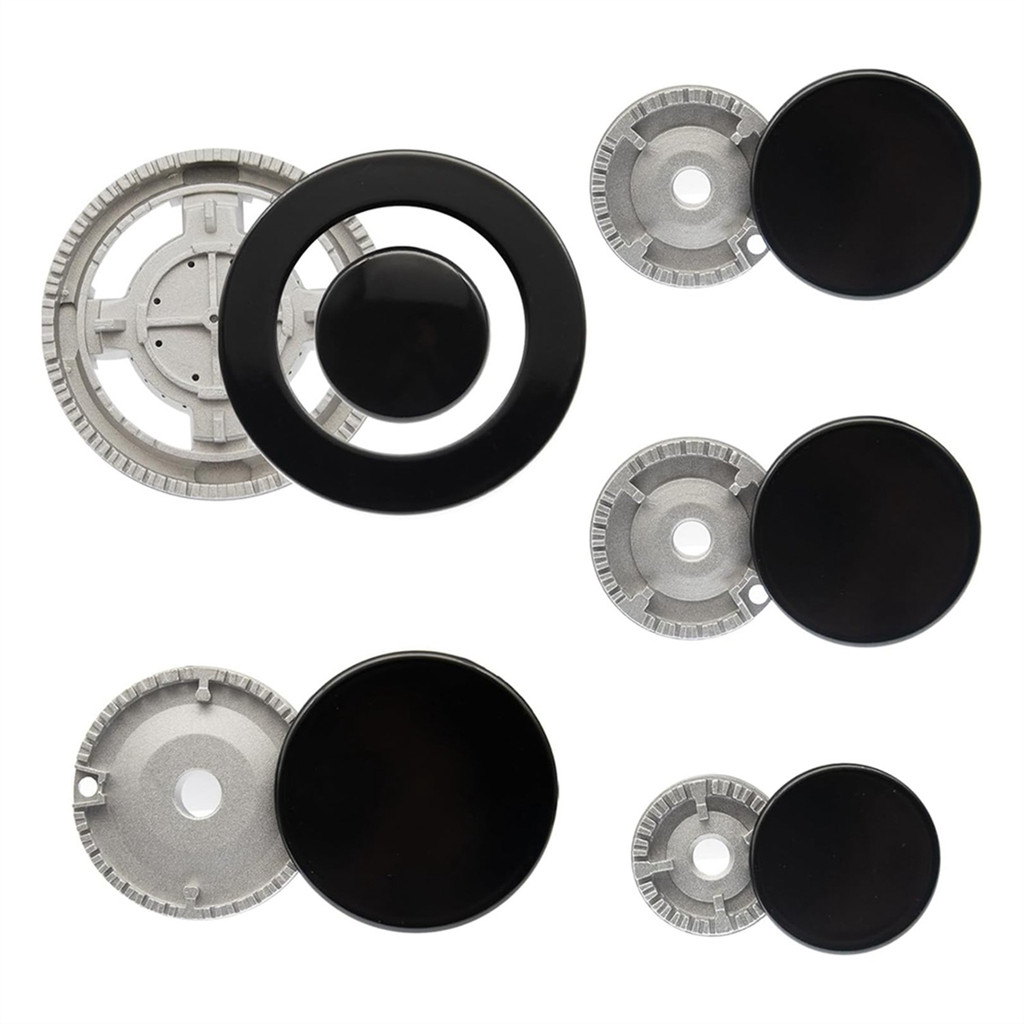Jual A61T-Gas Stove Burner Caps, Gas Stove Burner Caps Set 5 PS, Burner ...