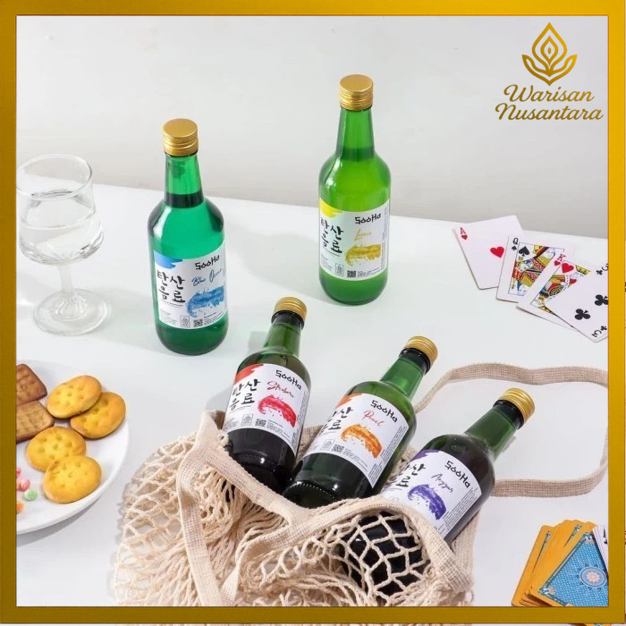 Jual Soju Non Alkohol Sooha Minuman Korea Halal Sparkling Water ...
