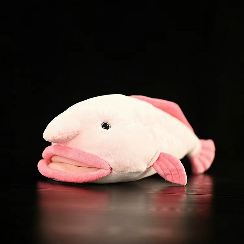 Jual Blobfish Plush Toy Realistic High Fidelity Stuffed Ugliest Soft ...