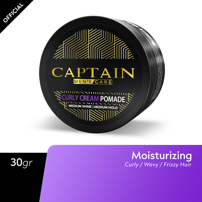 Jual Mini Captain Men's Care Curly Cream Pomade - Travel Size | Shopee ...