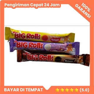Jual Nabati wafer BIG ROLL'S 16gr Stick Astor rasa Coklat - Richoco ...
