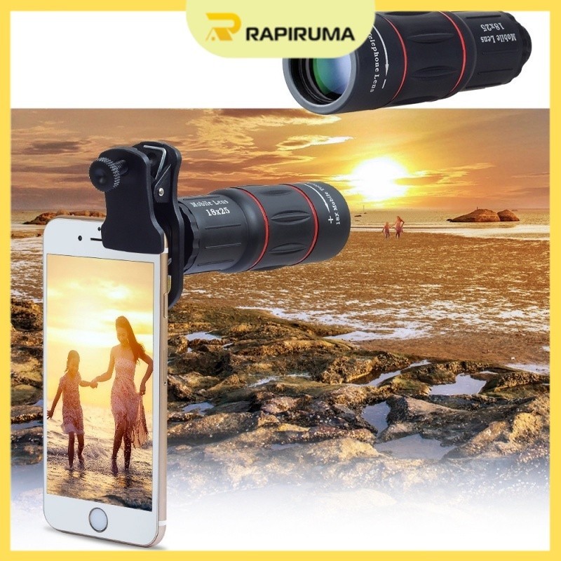 Jual Lensa Teleskop Zoom HP 18x 28x 36x / Telescope Lensa Zoom Optik ...