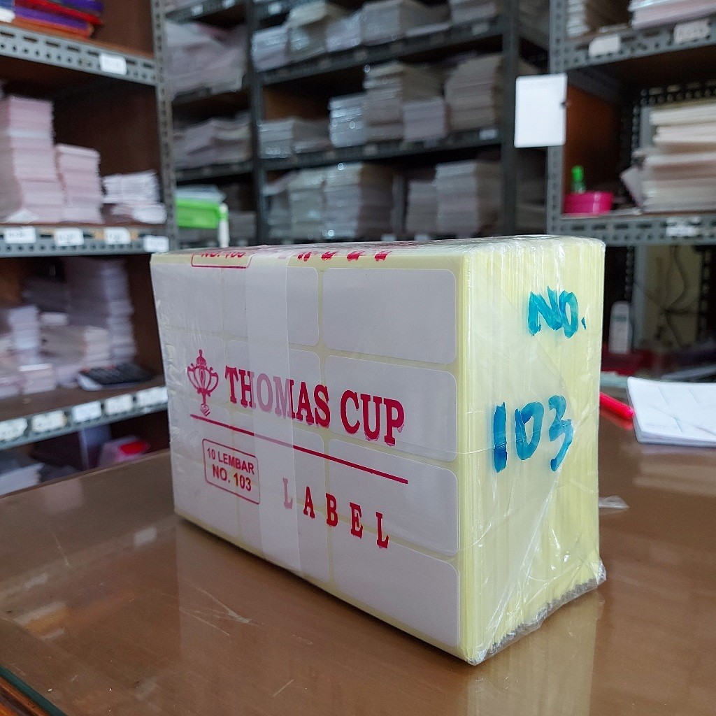 Jual BUNDLE 25 PACK Label Stiker 103 105 107 121 128+ isi 5000 Lembar ...