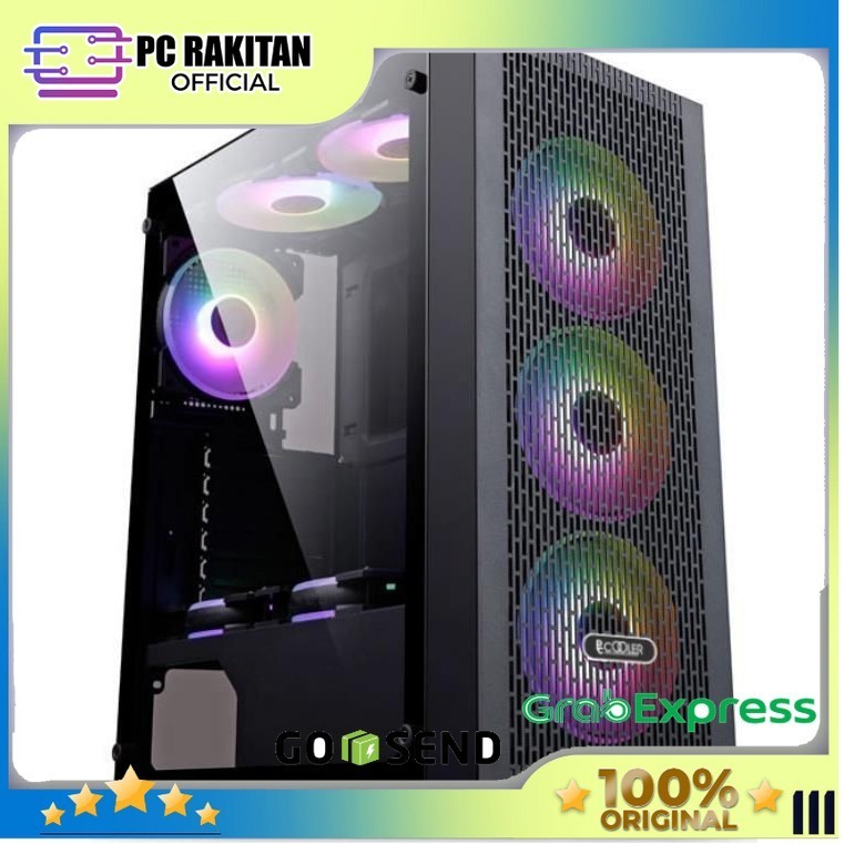 Jual PCCOOLER CASING DIAMOND MA100 MESH BLACK GAMING CASE | Shopee ...