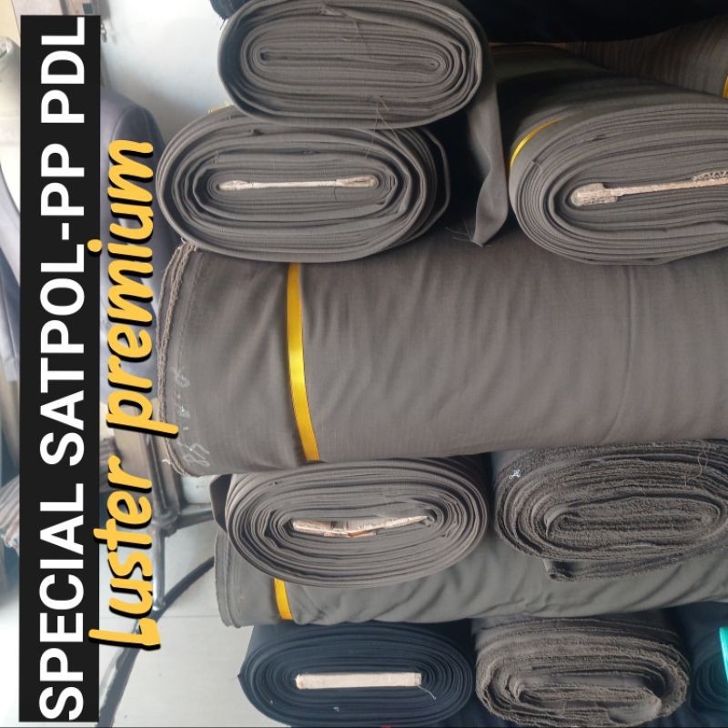 Jual BAHAN KAIN DINAS SATPOL PP PDL SERAT KOTAK LUSTER | Shopee Indonesia