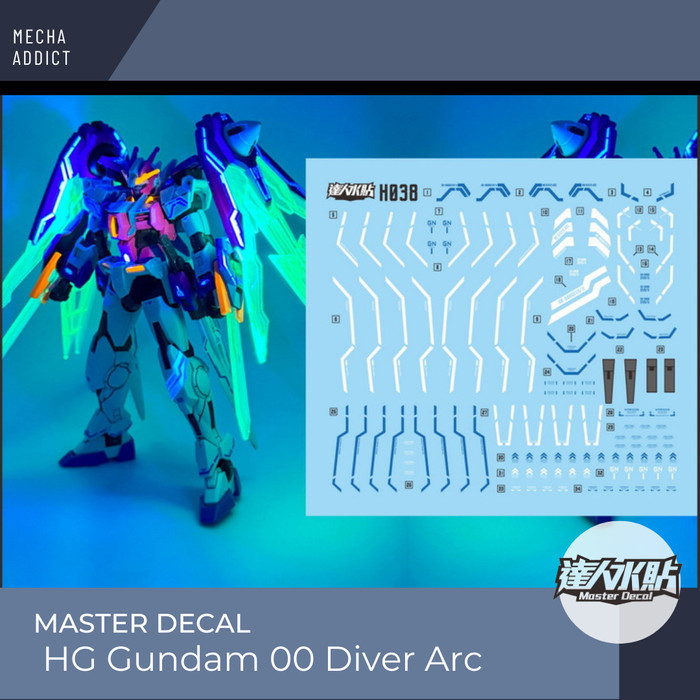 Jual Water Slide Decal HG 00 Diver Arc Build Metaverse by Master Decal ...