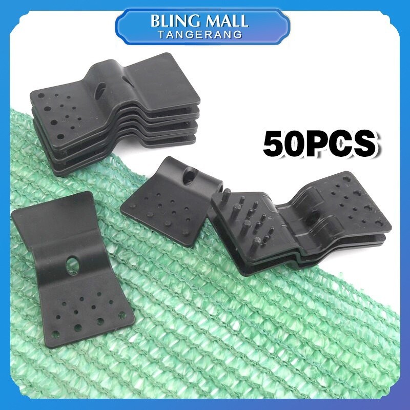 Jual 50PCS Klip Jaring Paranet Plastik Jepitan Jaring Greenhouse Clip ...