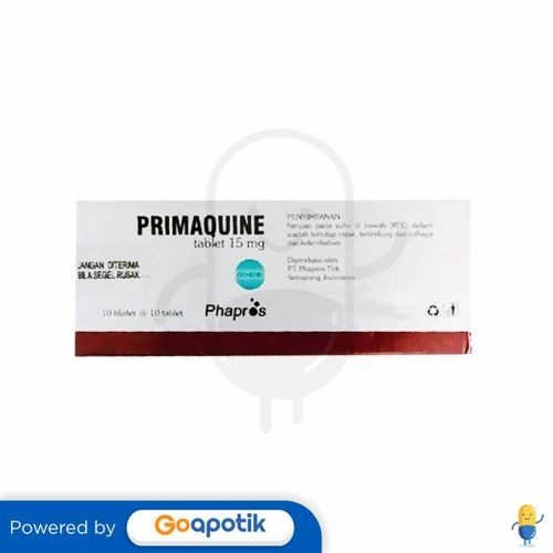 Jual Primaquine Phapros 15 Mg Box 100 Tablet | Shopee Indonesia