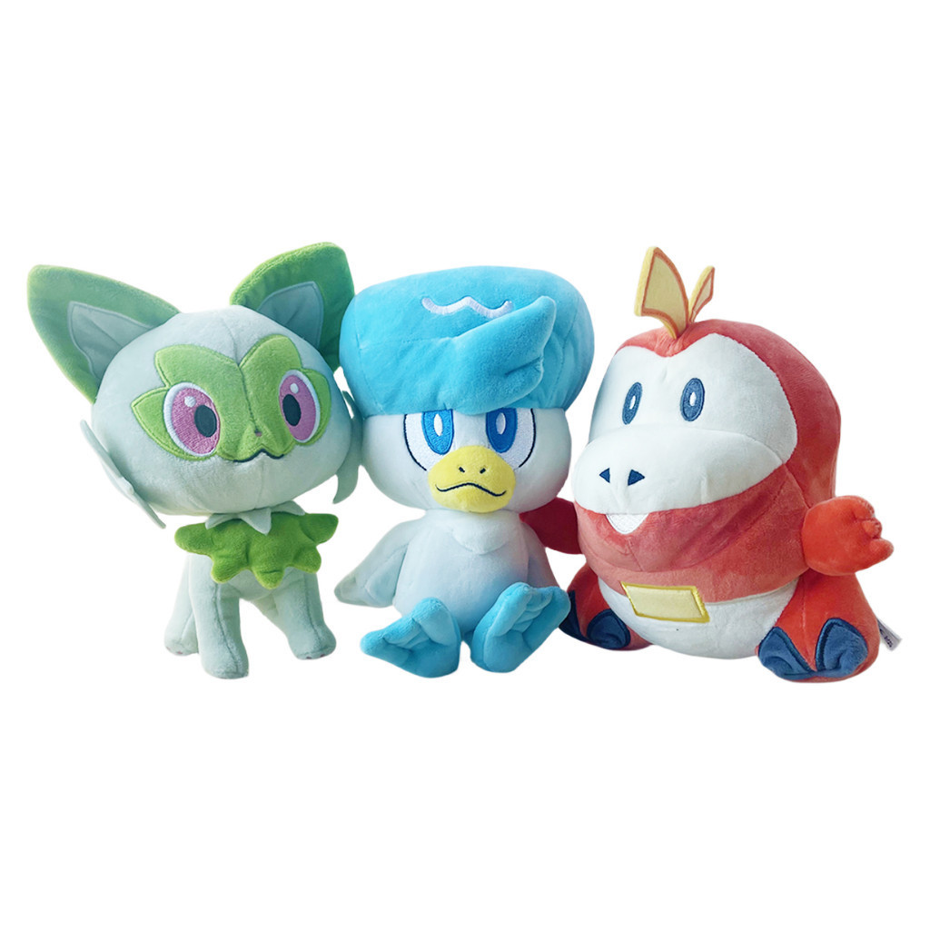 Jual Quaxly Fuecoco Plush Pokemon Stuffed Toy Japanese Anime Image ...