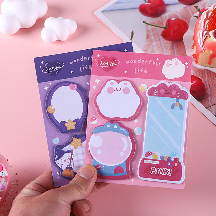 Jual OSM - S6268 Memo Stick Stationery Cute / Sticky Notes Kartun ...