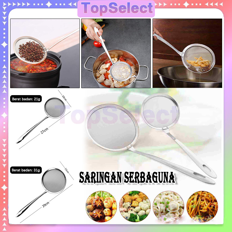 Jual Saringan Tepung Kopi Teh Stainless Steel Jaring Halus/Saringan ...