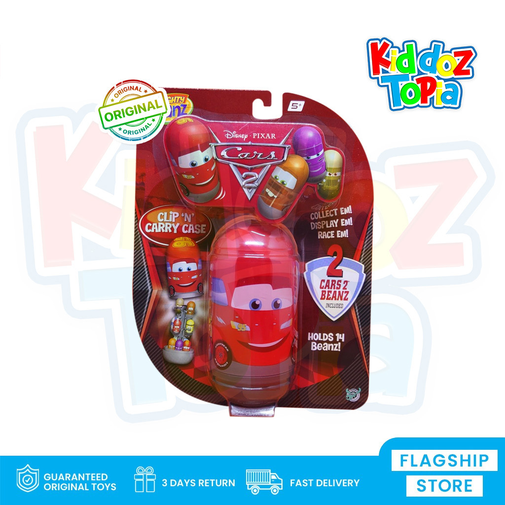 Jual Disney Pixar CARS Mighty Beanz 2 MCQUEEN Clip & Carry Case 66311 ...