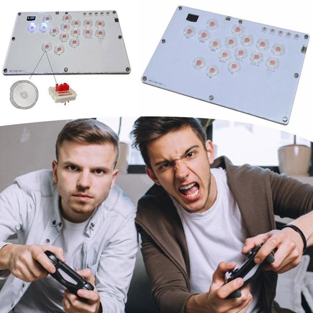 Jual Game Keyboard For HITBOX Large Size Fighting Keyboard With RGB ...