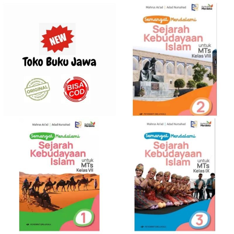 Jual PROMO Buku MTS Semangat Mendalami Sejarah Kebudayaan Islam SKI Kelas 7 8 9 VII VIII IX ...