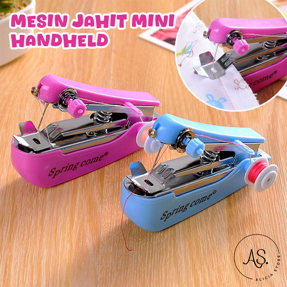 Jual AS Mesin Jahit Mini Atau Mini Handheld Sewing Machine | Shopee ...