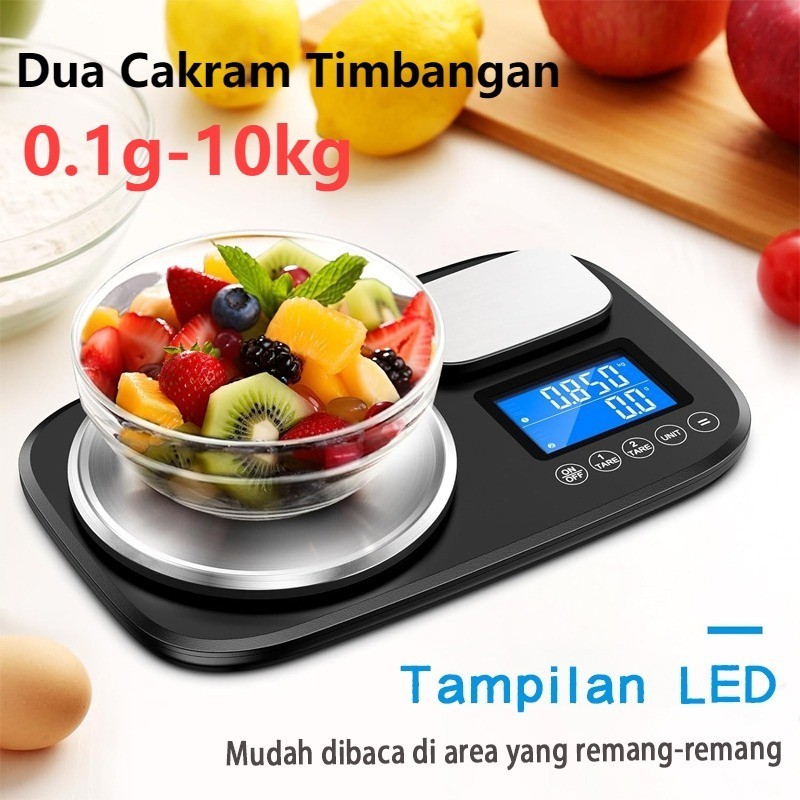 Jual 0.1g-10kg Timbangan Dapur Digital/Super Akurasi 0,1 Gram Maks 10 ...
