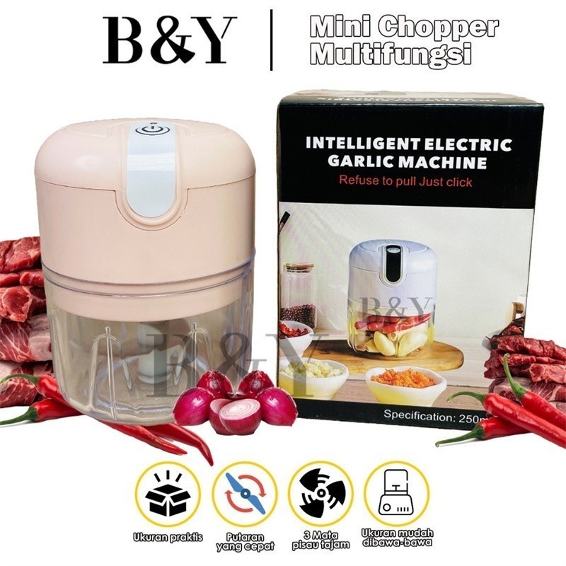 Jual BLENDER CHOPPER / MINI CHOPPER / USB MINI ELEKTRIK / BLENDER BUMBU ...