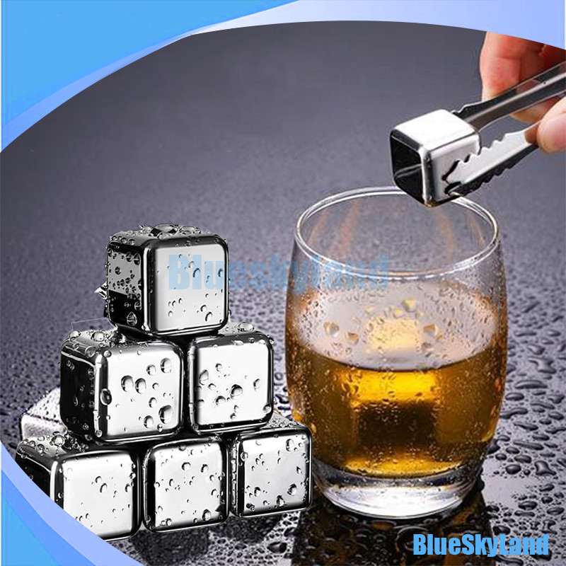 Jual Stainless Steel Ice Cube / Stainless Steel Reusable / Stainless ...