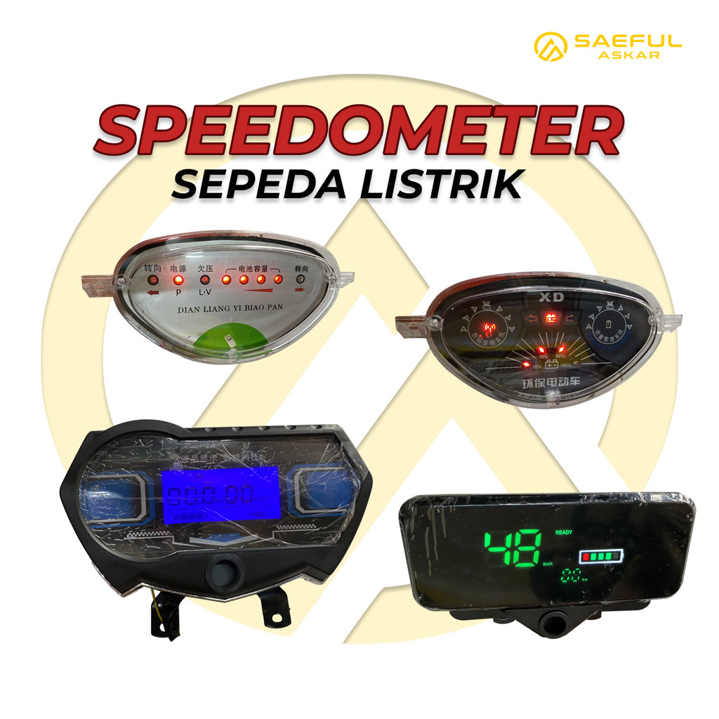 Jual Speedometer Layar LCD Sepeda Listrik Skuter Listrik Motor Listrik ...