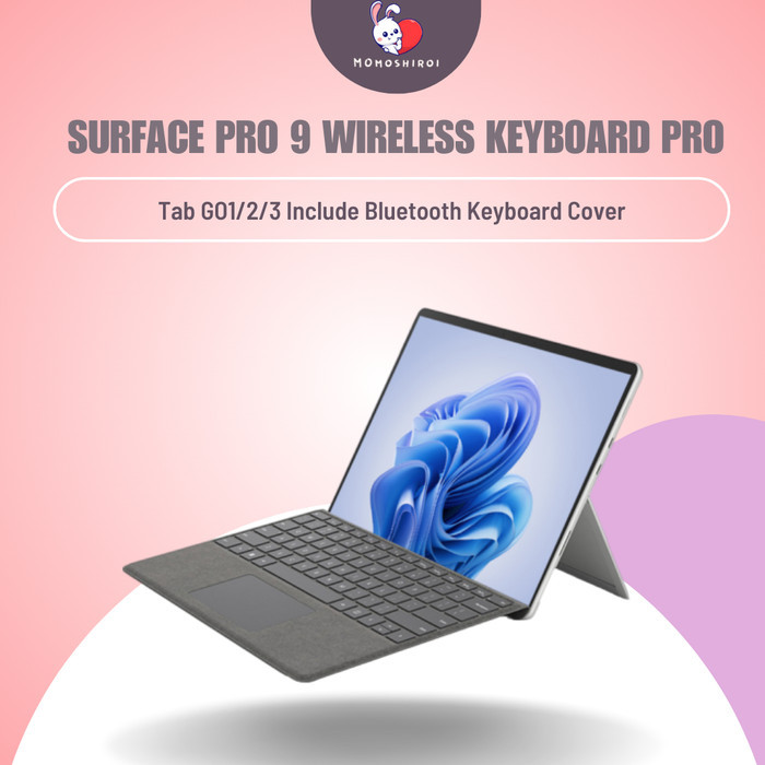 Jual [SJ] Microsoft Surface Pro 9 Wireless Keyboard Surface GO 1 2 3 ...