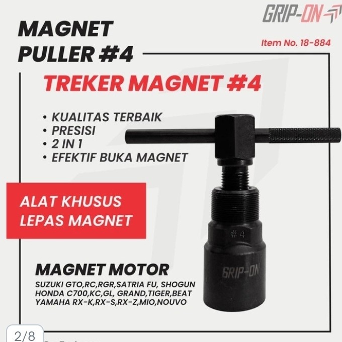 Jual GRIP ON #4 treker magnet no 4 grip on magnet puller nmax mio aerox ...