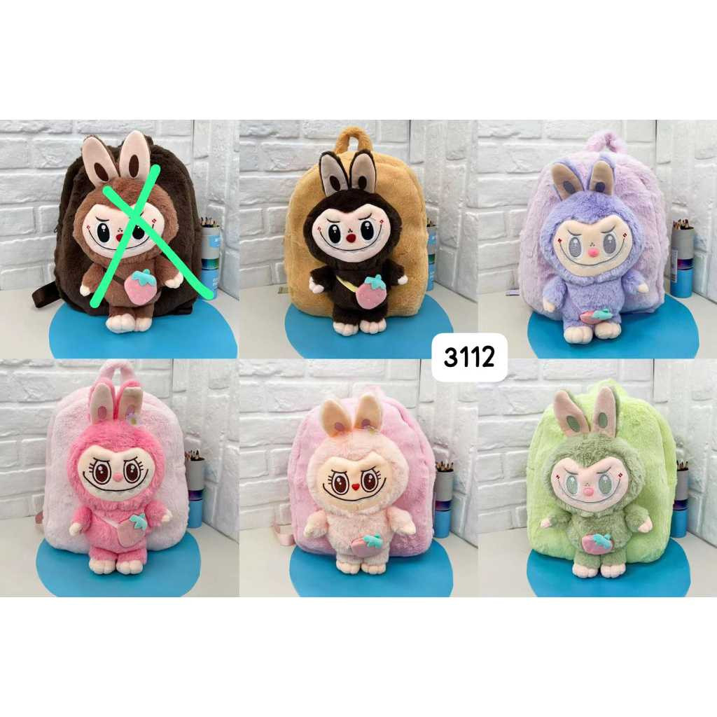 Jual Tas Labubu Viral Ransel Bulu Karakter Labubu / Backpack Dewasa Dan ...
