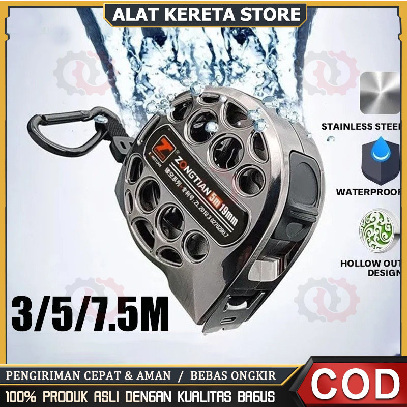 Jual 7.5m/3m/5m Alat Ukur Meteran Roll ABS Panjang Stainless Tebal ...