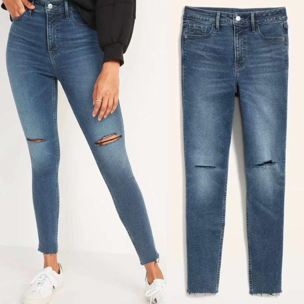 Jual WARNAMU #556 EXTRA HIGH WAISTED ROCKSTAR STRETCH SUPER SKINNY ...