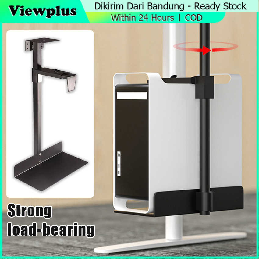 Jual Rak CPU Komputer Dudukan Gantung Meja Aluminium Bracket Stand CPU ...