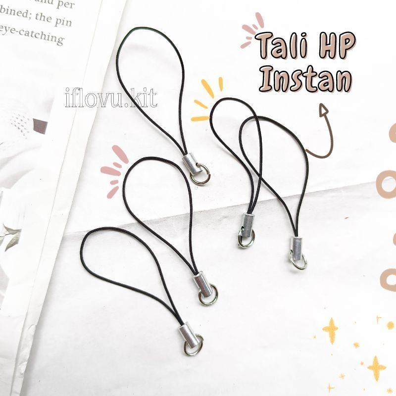 Jual DIY Tali Hp Gantungan HP + Ring Isi 10 Pcs | Shopee Indonesia