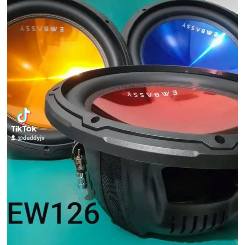 Jual Subwoofer 12 inch embassy ew-126 Double Coil Double Magnet ...