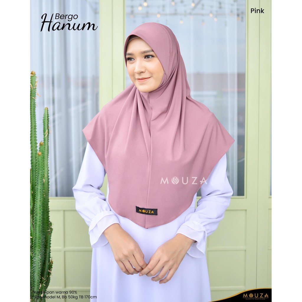 Jual Hijab Instant Premium Bergo Hanum Kerudung Muslim Wanita By Mouza | Shopee Indonesia