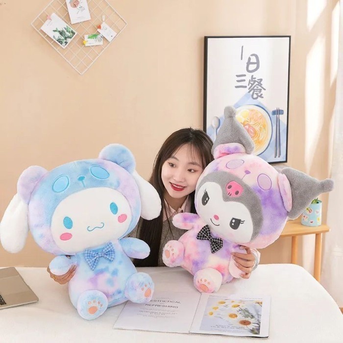 Jual [CBM] Boneka Sanrio Cinnamorol Kuromi My Melody Tie-Dye Plush Toys Cartoon 60 CM Cinamon ...