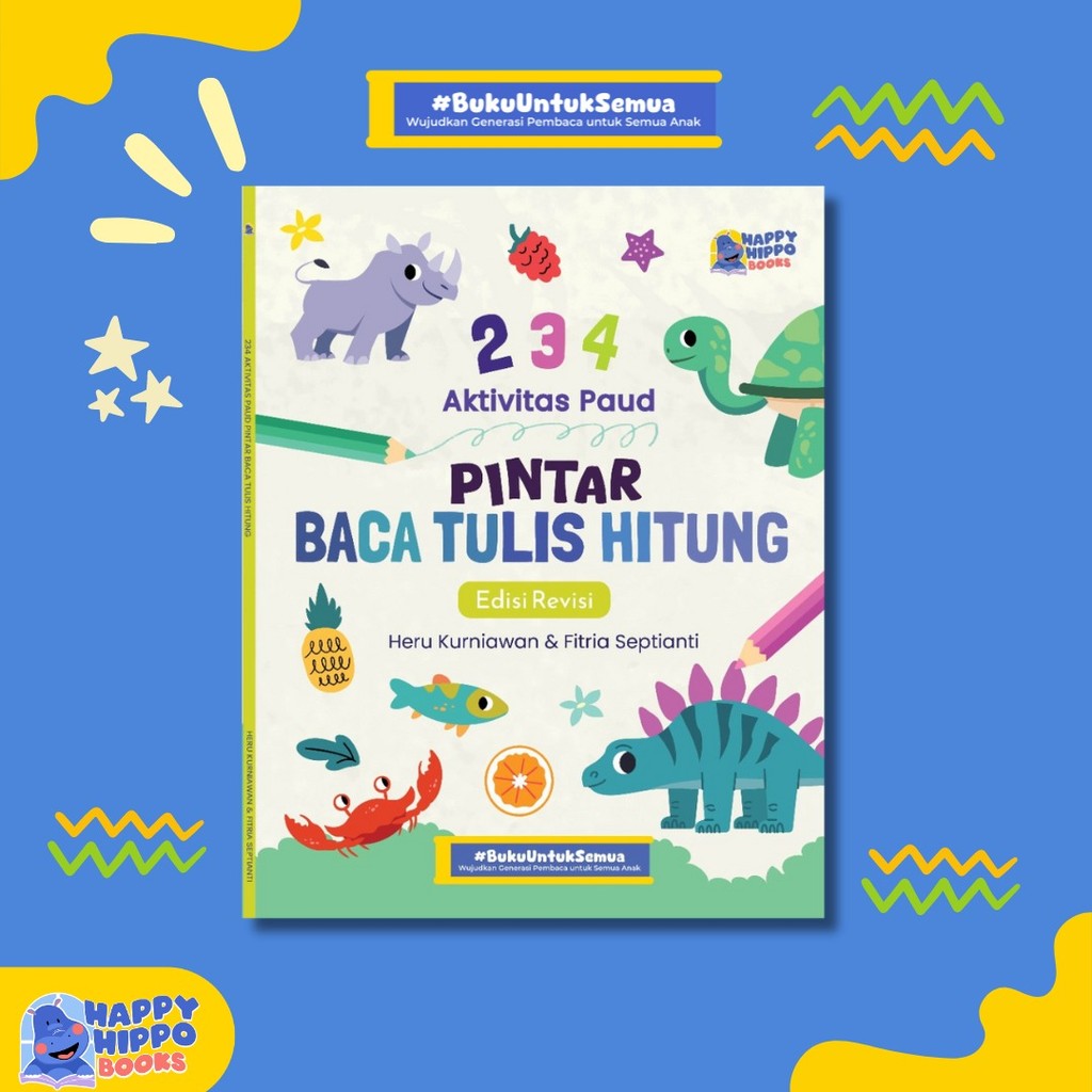 Jual 234 Aktivitas Paud Pintar Baca Tulis Hitung-Happy Hippo Books ...