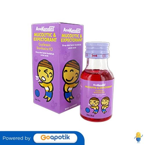 Jual Anakonidin Mucolytic & Expectorant Blueberry Syrup Botol 30 Ml ...