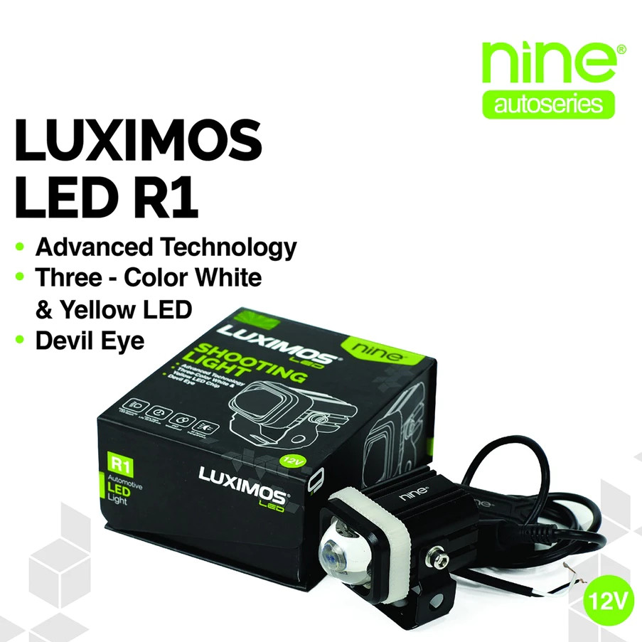 Jual Lampu led laser R1 ori nine luximos bay Luminos light devil 30watt ...