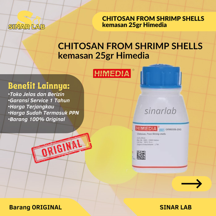 Jual Chitosan, From Shrimp shells kemasan 25gr Himedia | Shopee Indonesia
