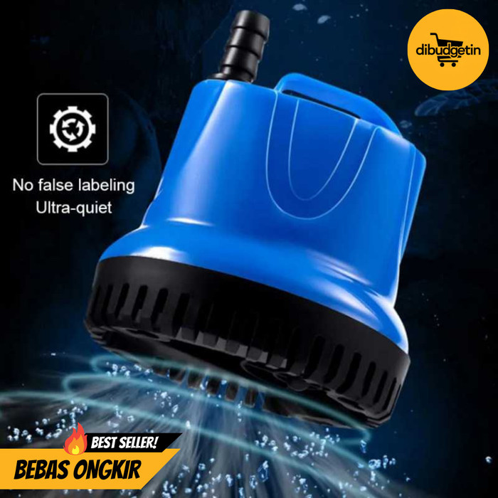 Jual Pompa Air Aquarium Mini Submersible Pump EU Plug 220V IPX8 ...