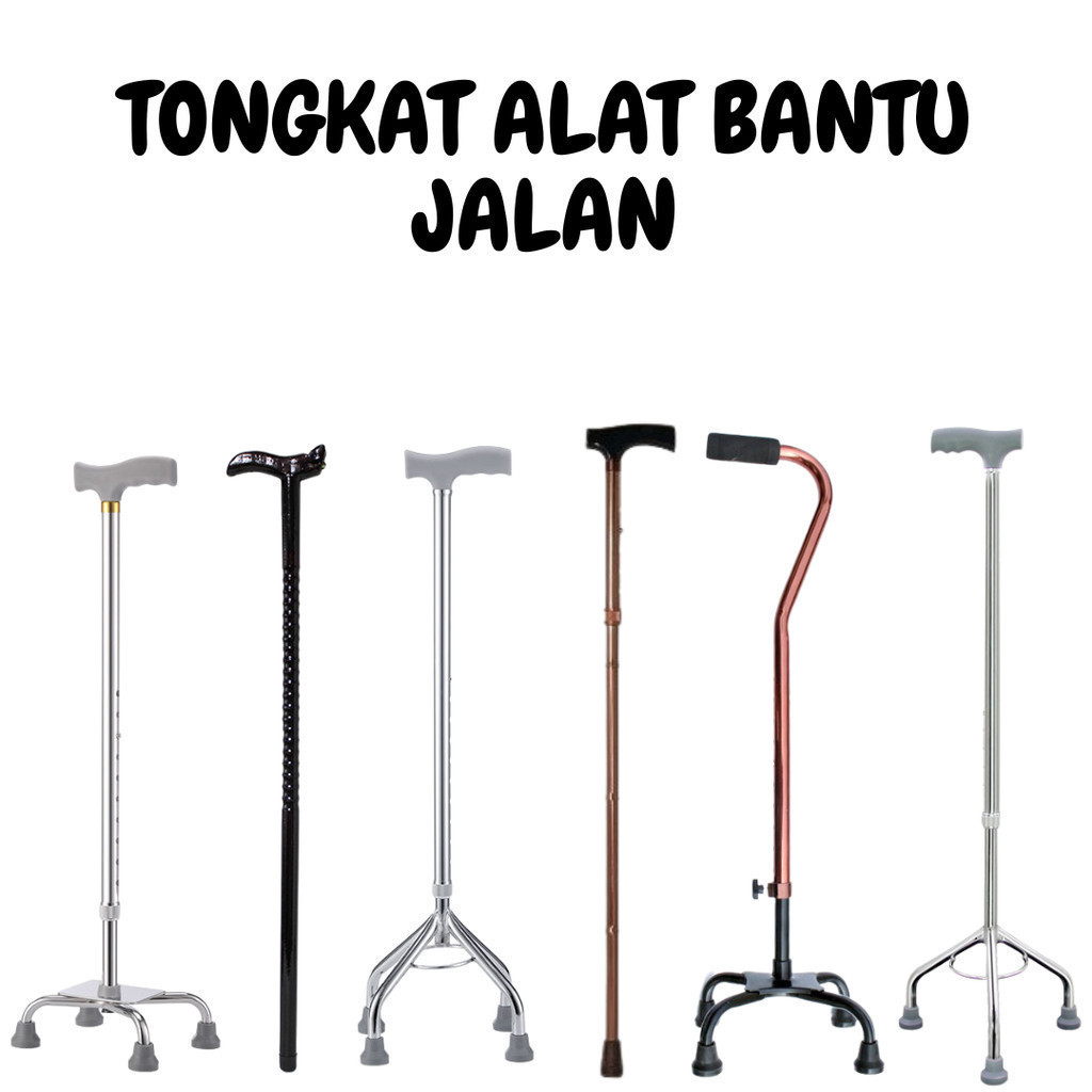 Jual TERLENGKAP BERBAGAI VARIAN !! TONGKAT JALAN MANULA/TONGKAT JALAN ...