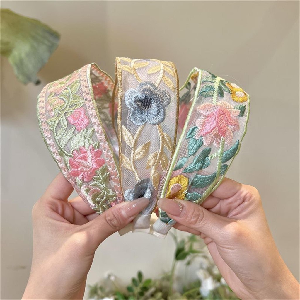 Jual Bando Brokat Bandana Lebar 5cm Elegant Lace Chinese Style ...