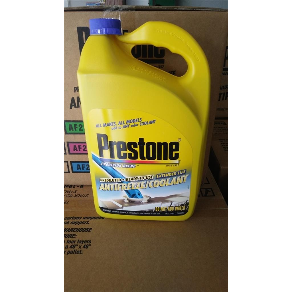 Jual Air Radiator Coolant Anti Freeze Prestone 33% Biru Galon 3.78 ...