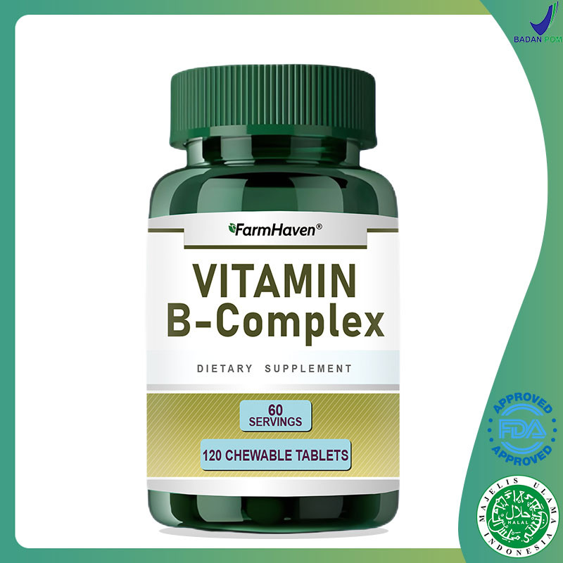 Jual Vitamin B Complex Chewable( B1, B2, B3, B5, B6, B7, B9, B12 ...
