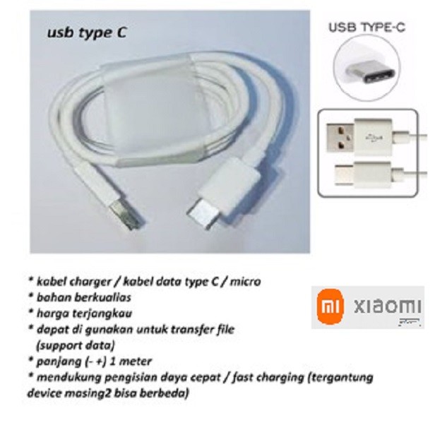 Jual Usb type C kabel charger Xiaomi POCO M3 - Xiaomi POCO M3 PRO ...