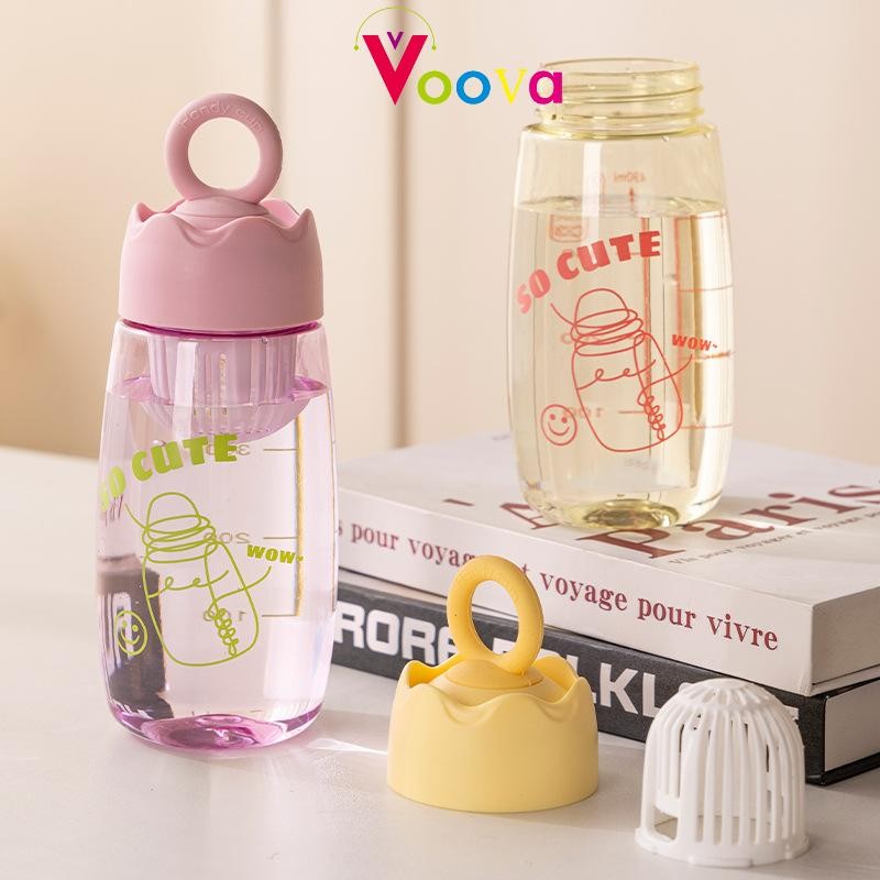 Jual VOOVA Tumbler Plastik Anak/ Botol Minum Anak/ Tumbler Anak Karakter Kartun/ Botol Infused ...